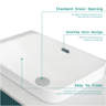 Dovecove Integrated White Ceramic Basin, Drain Notincluded | Wayfair