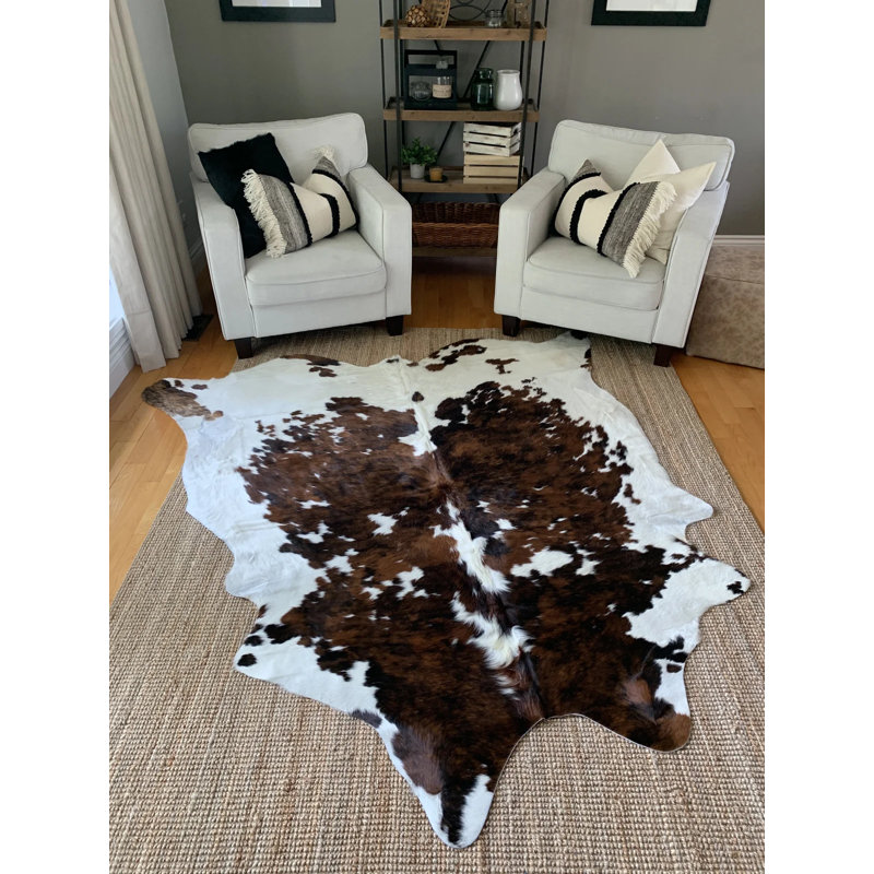 Cowhides USA Tricolor Cowhide Leather Rug & Reviews | Wayfair
