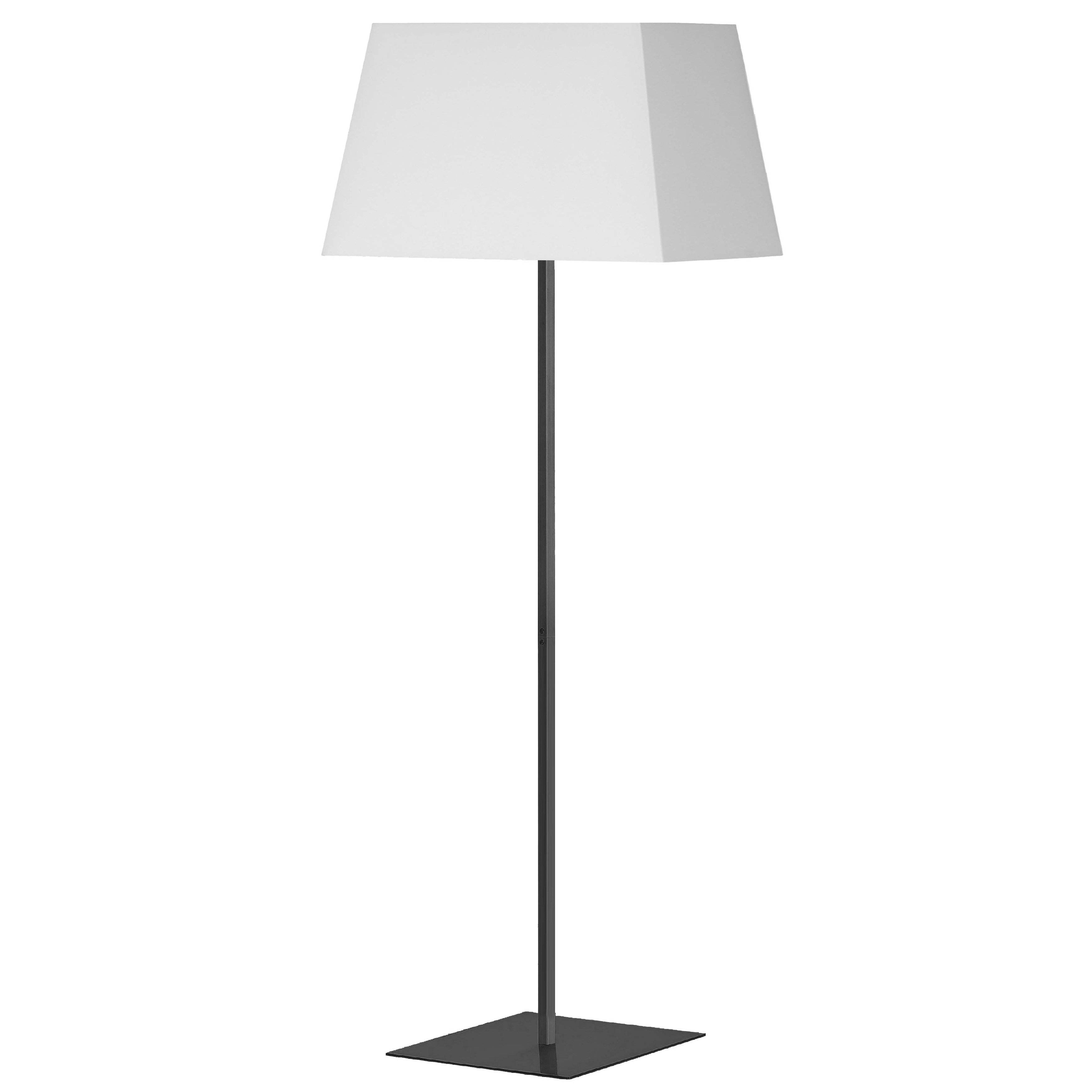 Dainolite Gretchen 1 Light Square Floor Lamp - White Shade | Wayfair