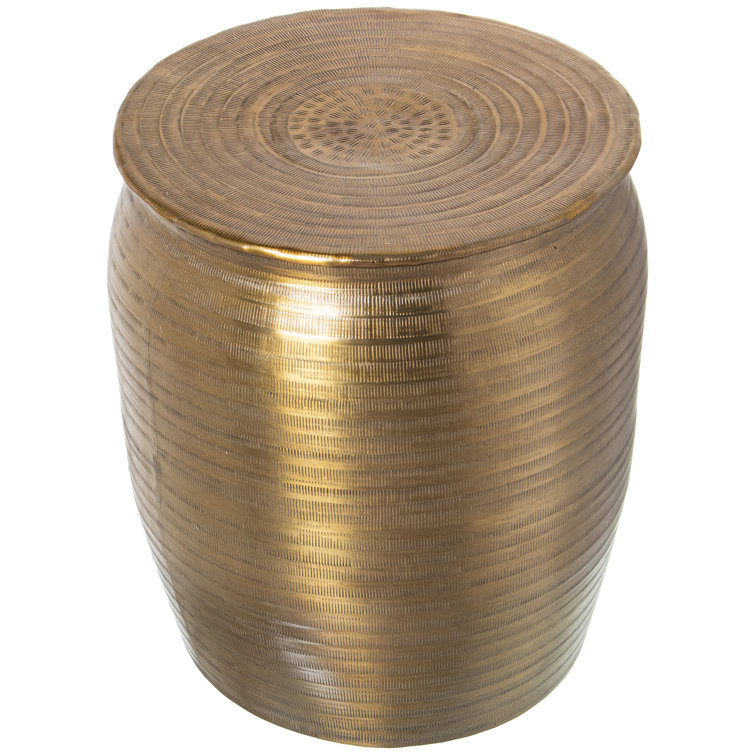World Menagerie Hallowell Metal Accent Stool | Wayfair.co.uk
