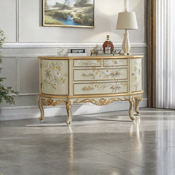 DineElegance.r Buffet demi-rond de style européen. Buffet 59,06 po ...