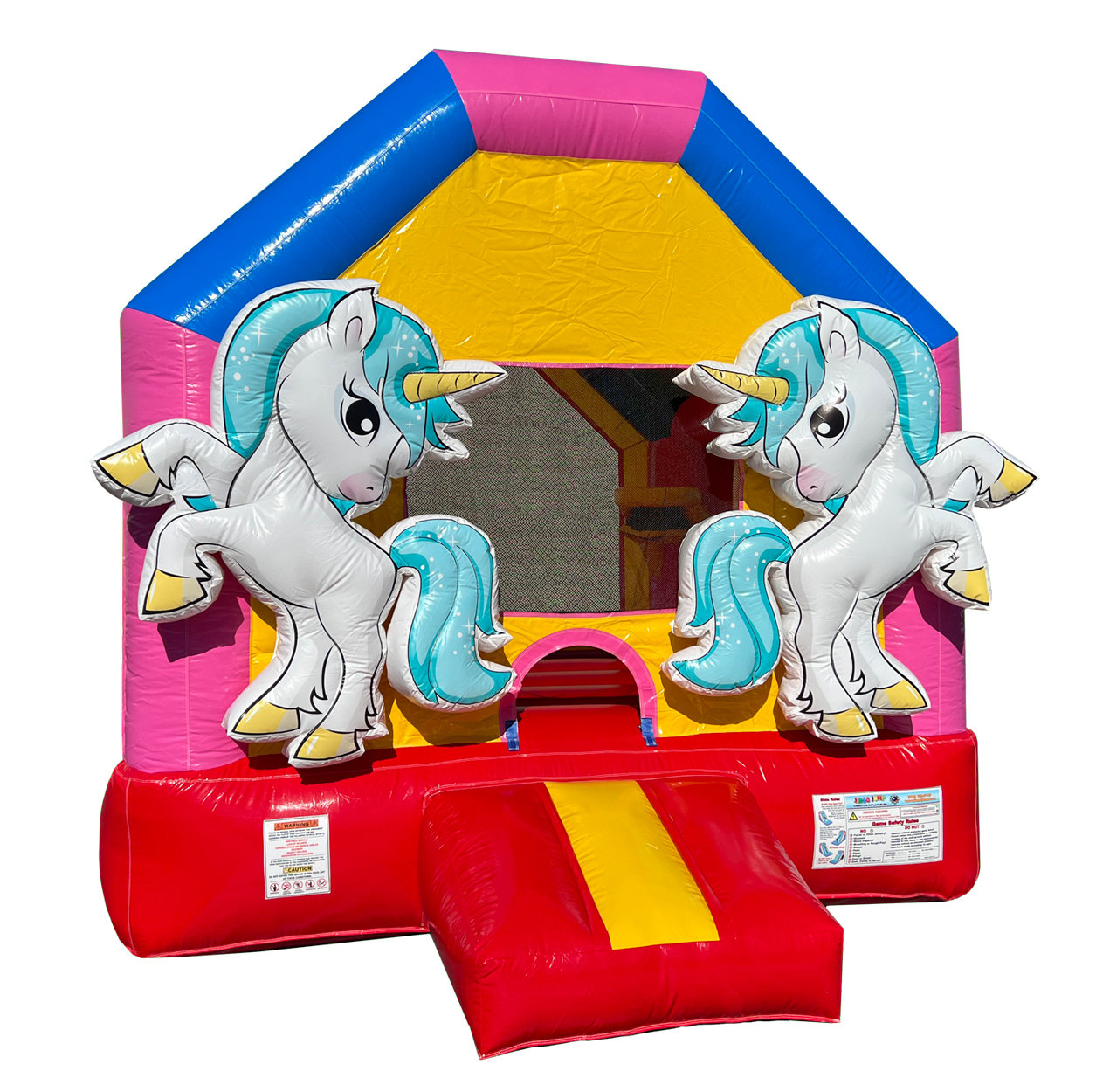 Jingo Jump 13' x 13' Bounce House with Air Blower - Wayfair Canada