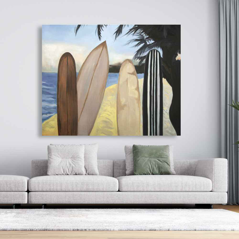 Lark Manor™ Surfboards - Beige Coastal Canvas for Home Decor | Stylish ...