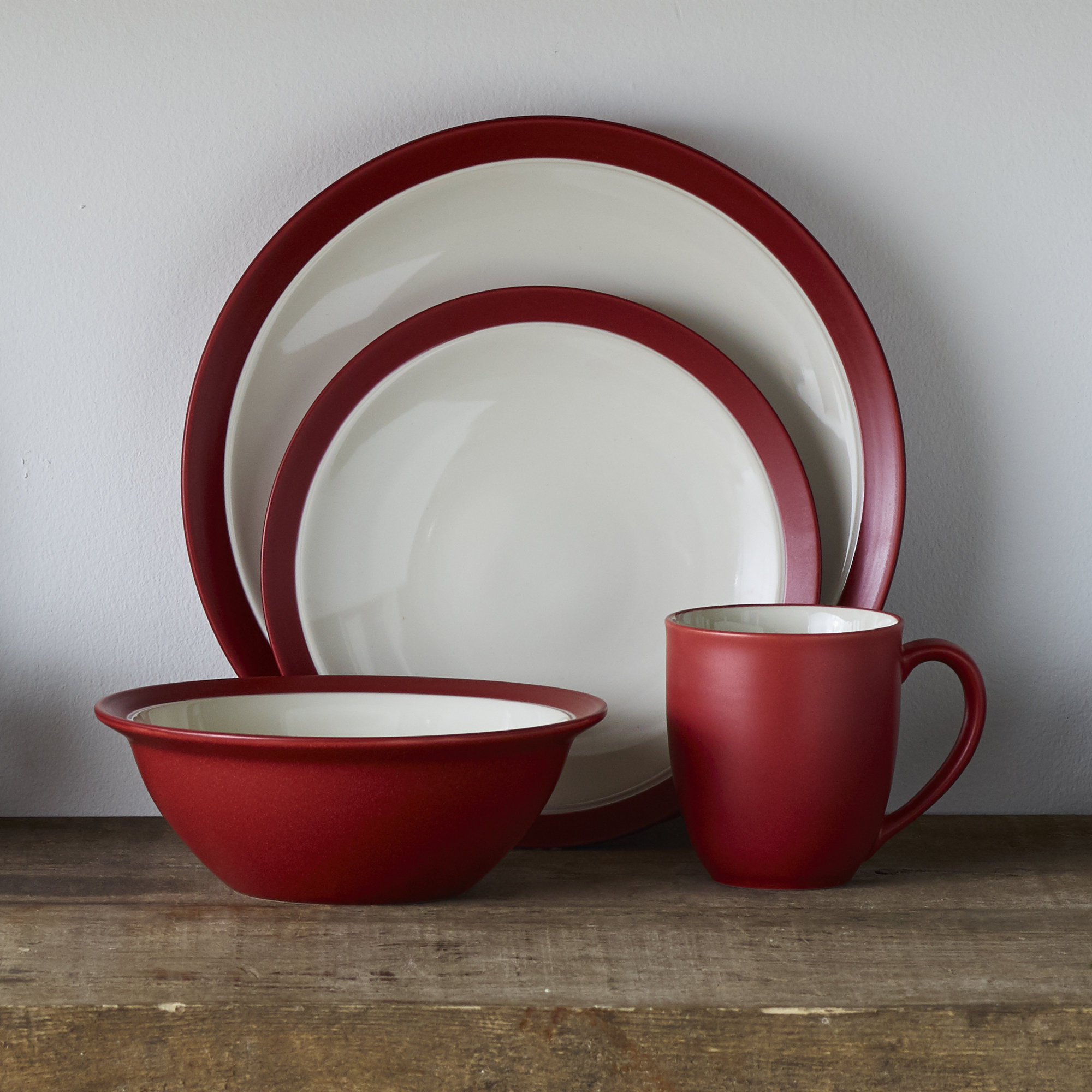 Noritake Colorwave 4-Piece Curve Place Setting & Reviews | Wayfair