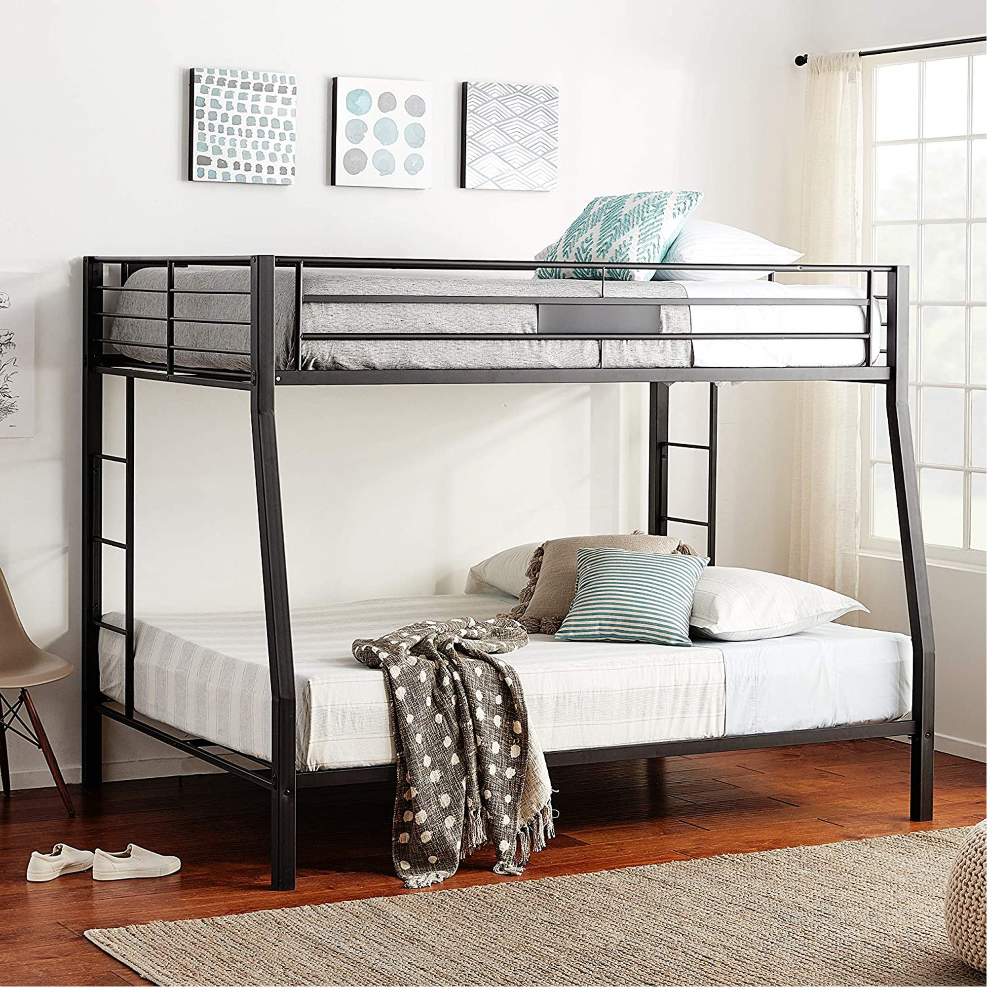 Isabelle & Max™ Sturdy And Stylish Metal Tube Bunk Bed For A ...