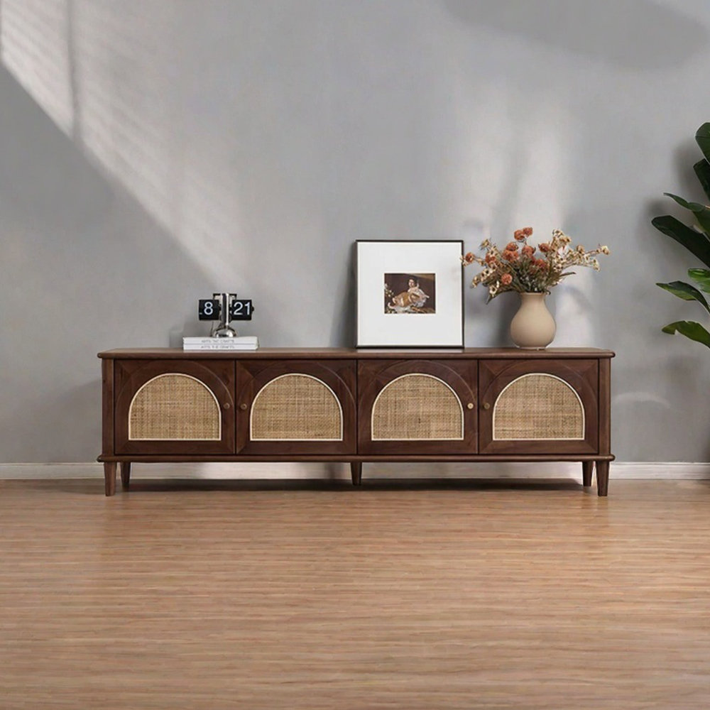 Finaewg Classic rattan weaving TV cabinet - Wayfair Canada