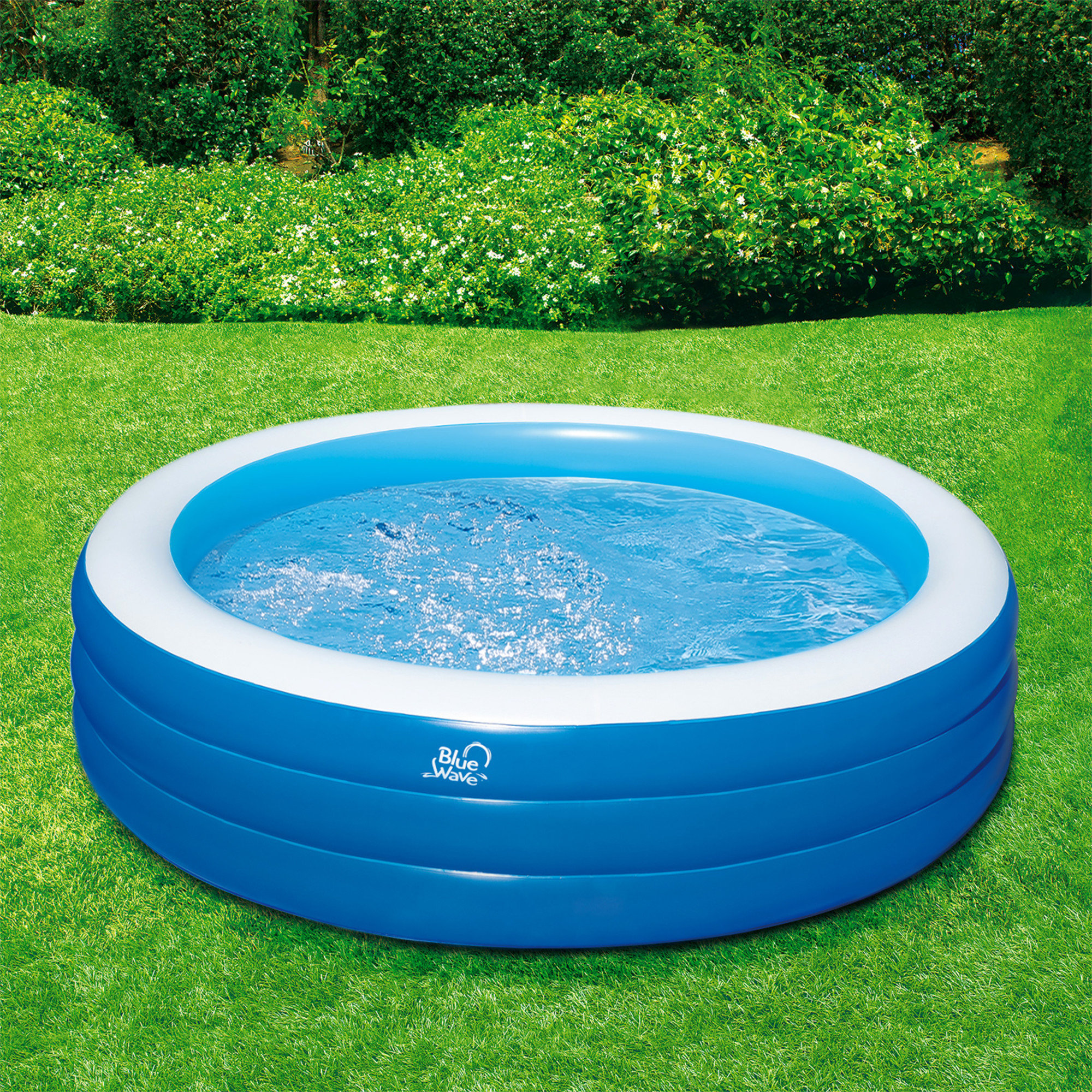 Blue Wave Products Inflatable 7.5-ft x 22-in Deep Round Family Pool ...