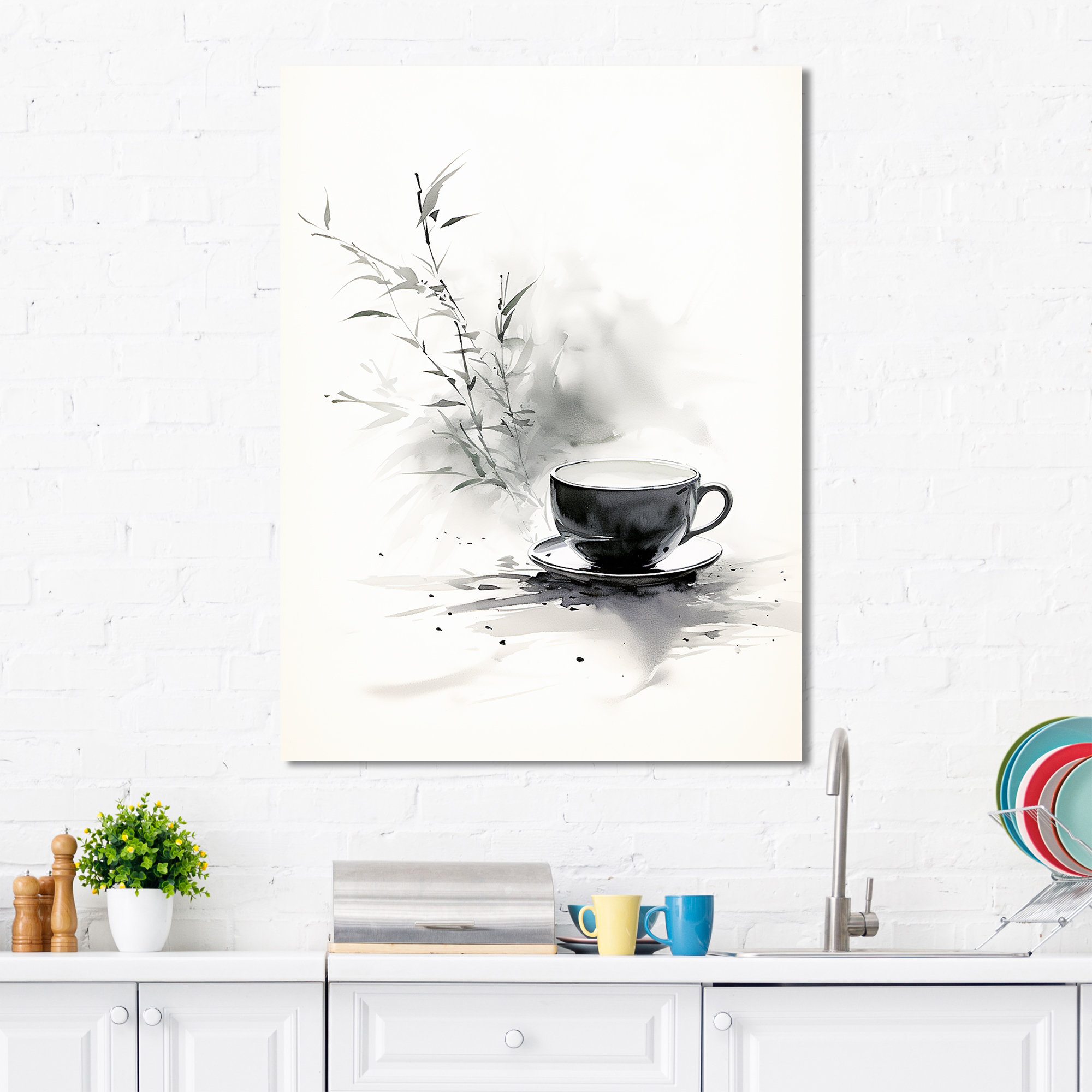 Fleur De Lis Living Chinese Tea Elegance II - Coffee & Tea Wall Art ...