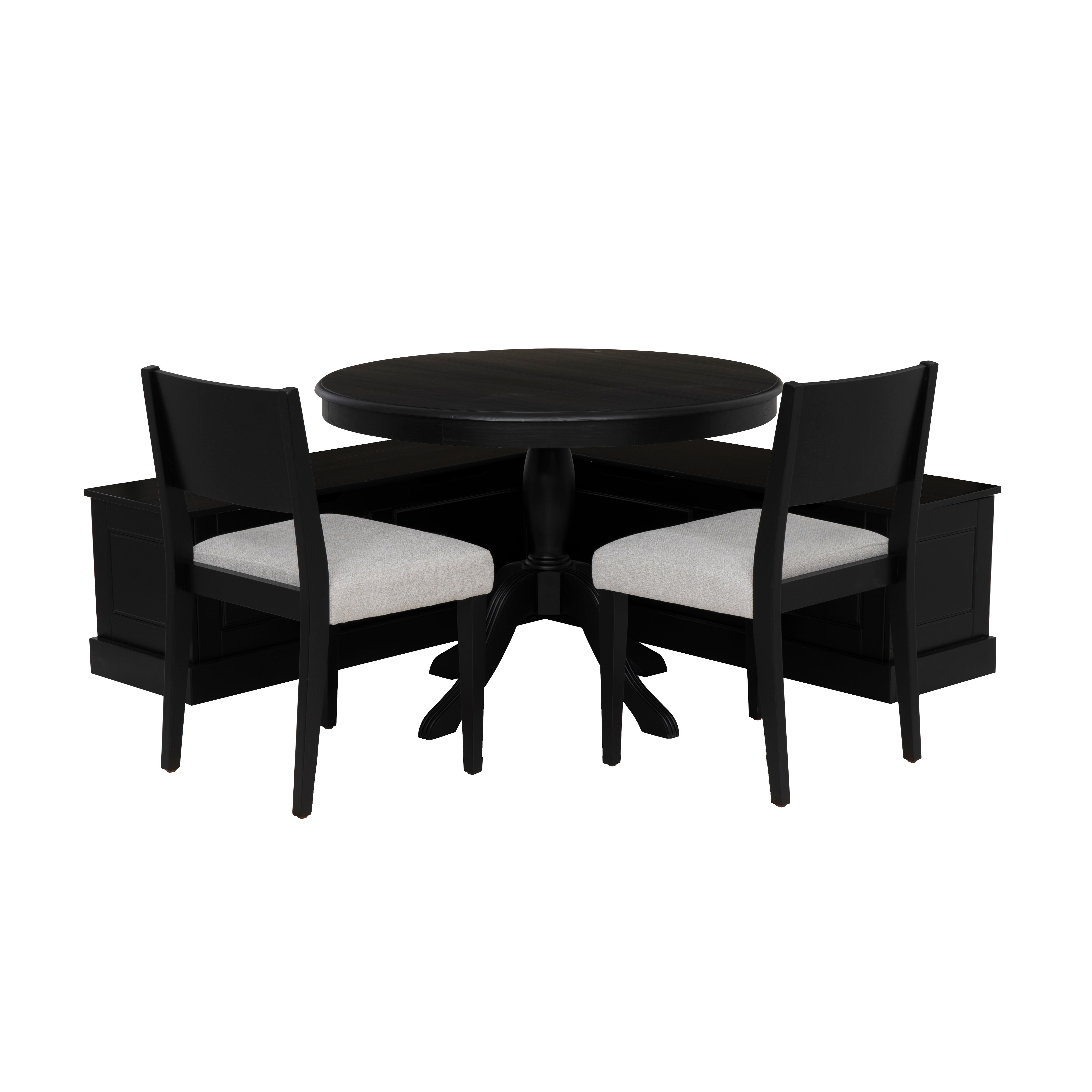 Winston Porter Selby 4PC Nook Set Upholstered & Reviews - Wayfair Canada