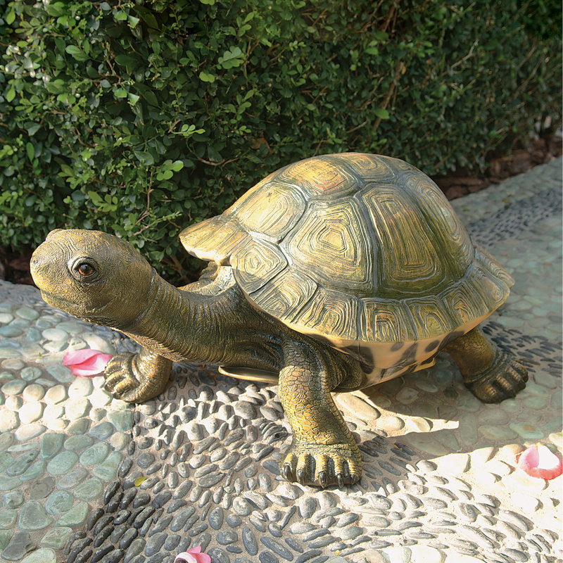 Design Toscano The Tranquil Tortoise Statue & Reviews | Wayfair