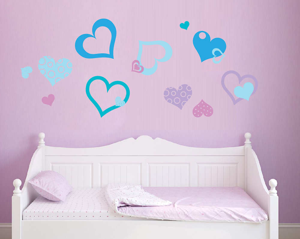 Wall Decal Source Pretty Heart Wall Decal | Wayfair