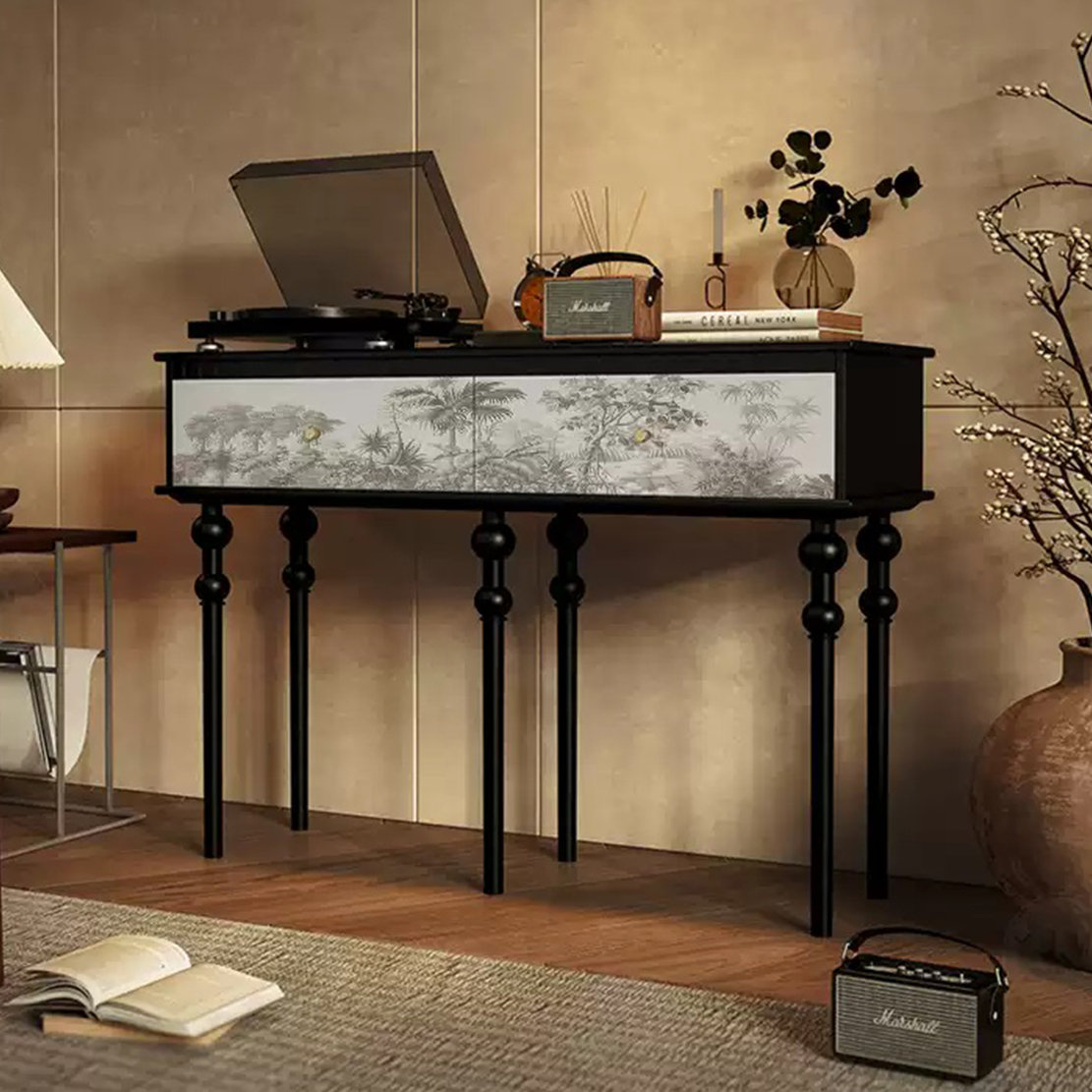 Liu's ink furniture Retro Minimalist Elegant Console Table | Wayfair