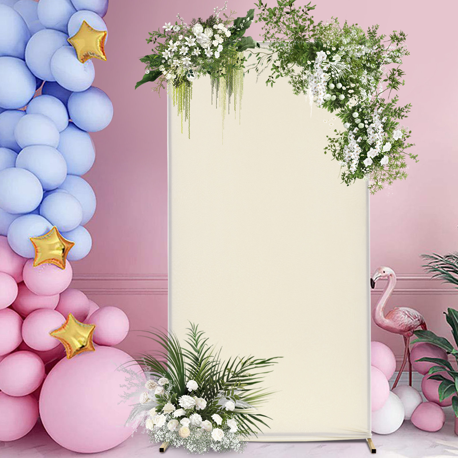 DENFER Wedding Backdrop Stand with Cover | Wayfair