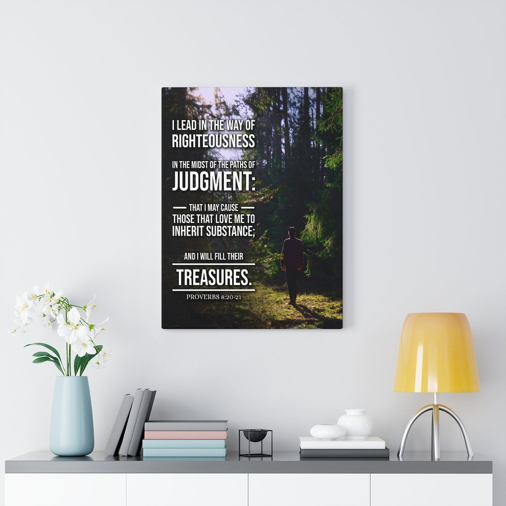 Express Your Love Gifts Paths of Judgment Proverbs 8:20-2 Christian ...