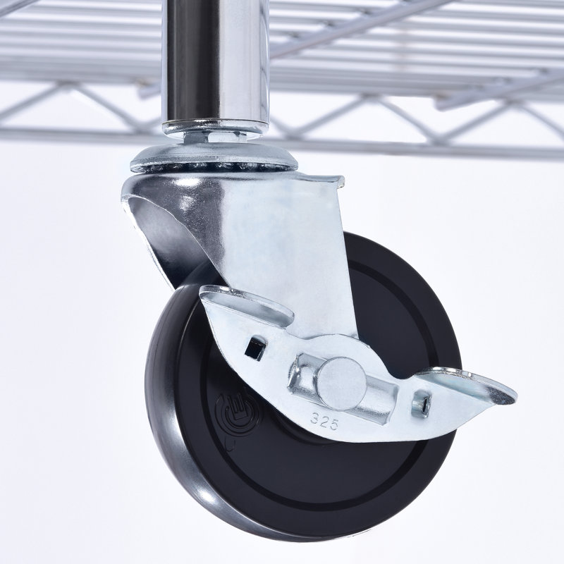 Muscle Rack 48'' W Steel Shelving Unit with Wheels | Wayfair