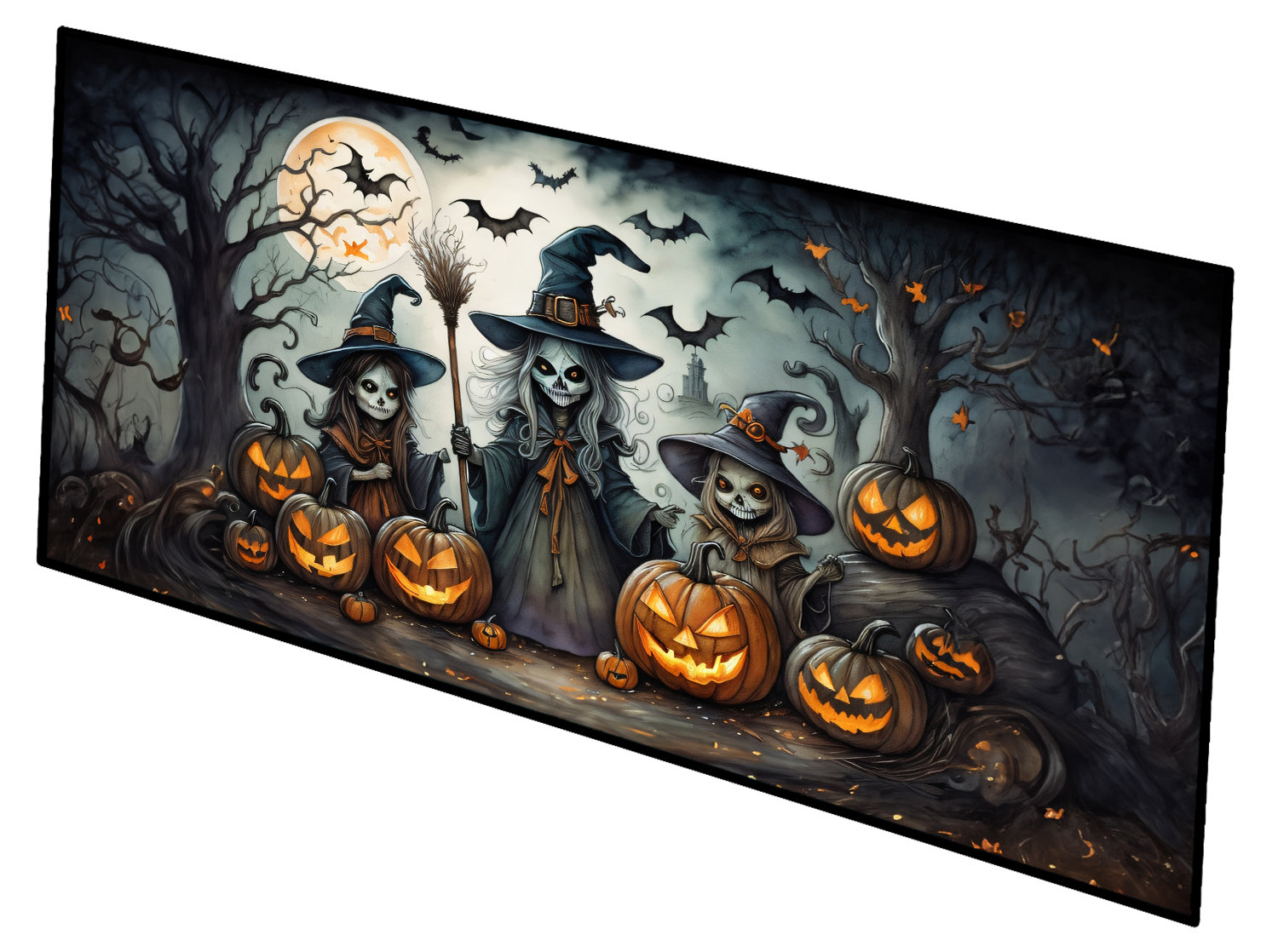 The Holiday Aisle® Jakyrie Non-Slip Halloween Outdoor Doormat | Wayfair