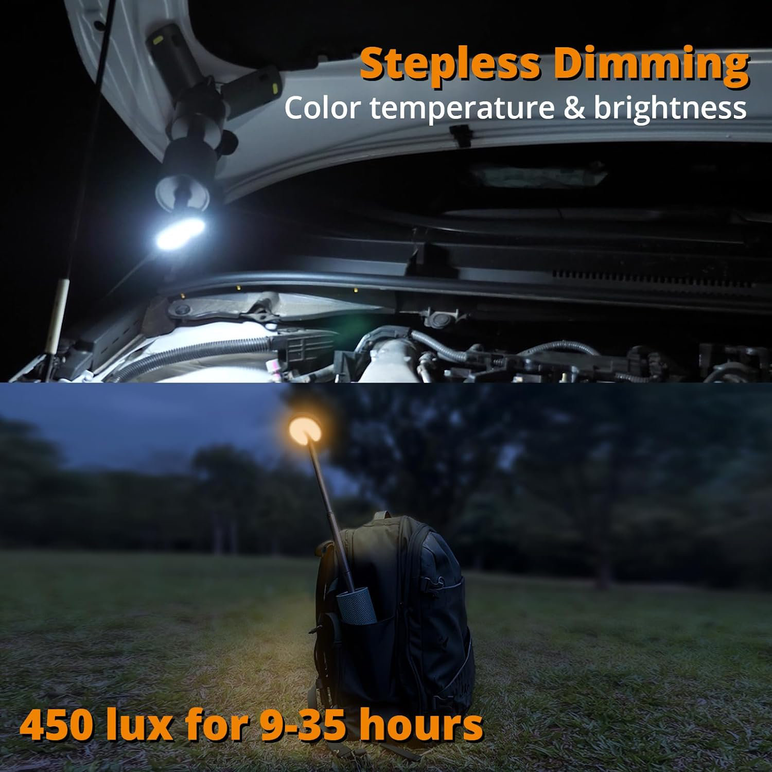 Kazoo Camping Lights Rechargeable Camping Lantern, Extendable Light ...