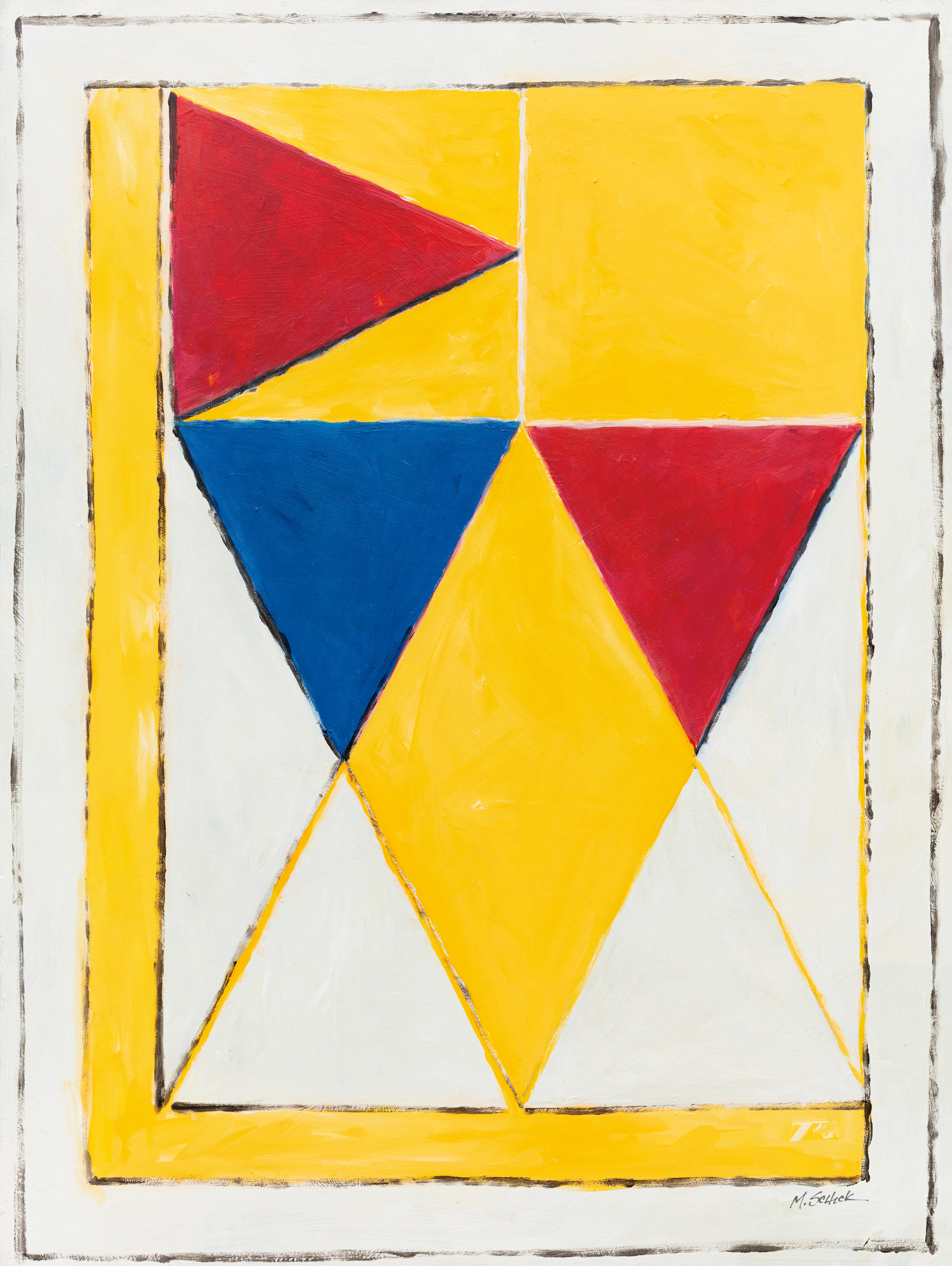 Wrought Studio™ Primary Prism by Mike Schick - Wrapped Canvas Print ...