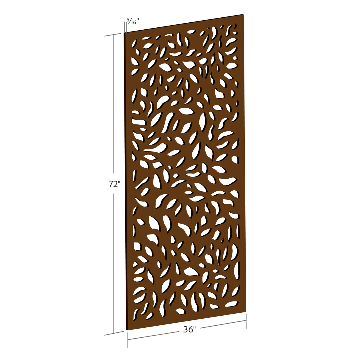 DESIGN-VU Evergreen Decorative Privacy Panel & Reviews | Wayfair