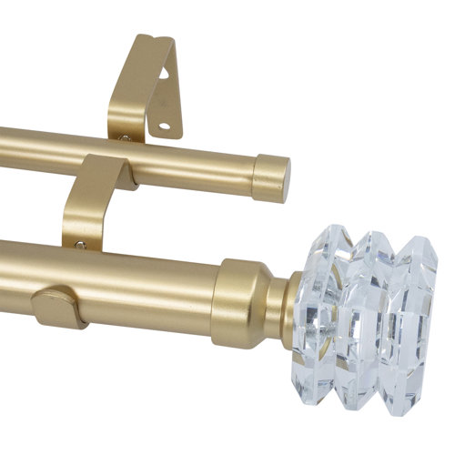 Double Curtain Rods | Wayfair