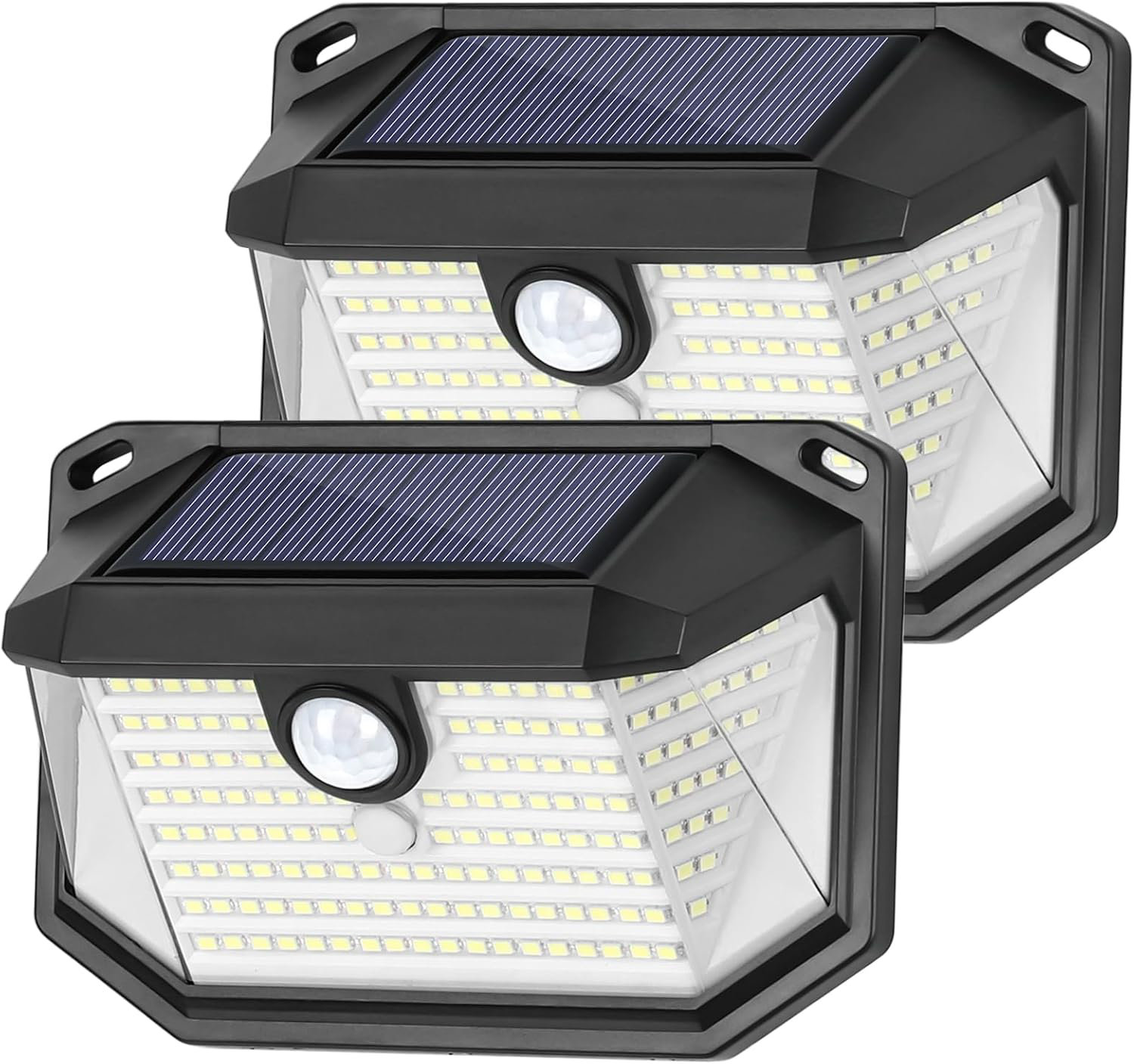 Arlmont & Co. Solar Outdoor Lights, Super Bright 178 LEDs Motion Sensor ...