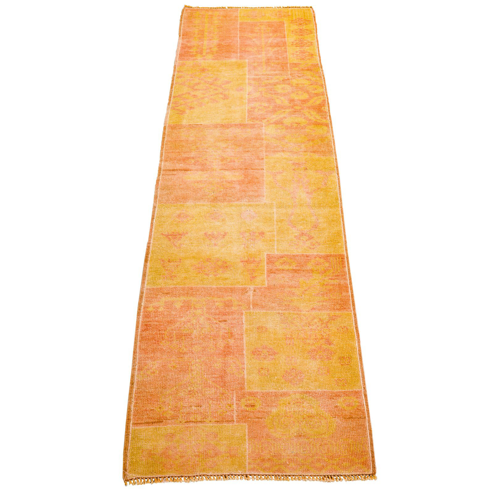 Home and Rugs One-of-a-Kind 2'1'' x 7' 1970s Area Rug in Beige/Rust ...