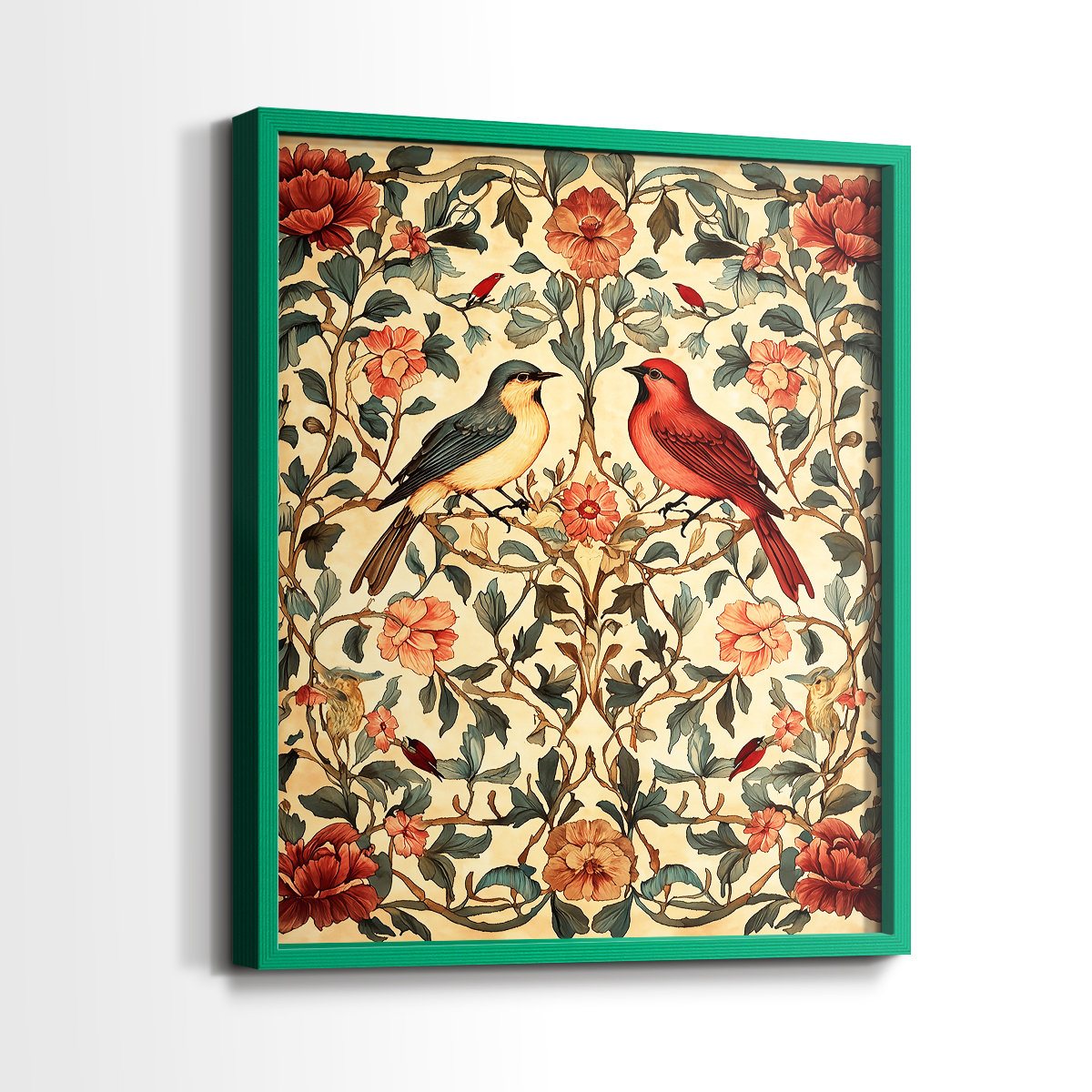 Winston Porter WM MORRIS Series CDXII -Premium Framed Print -Ready to ...