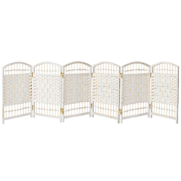 Red Barrel Studio® Short Diamond Weave Folding Screen & Reviews | Wayfair