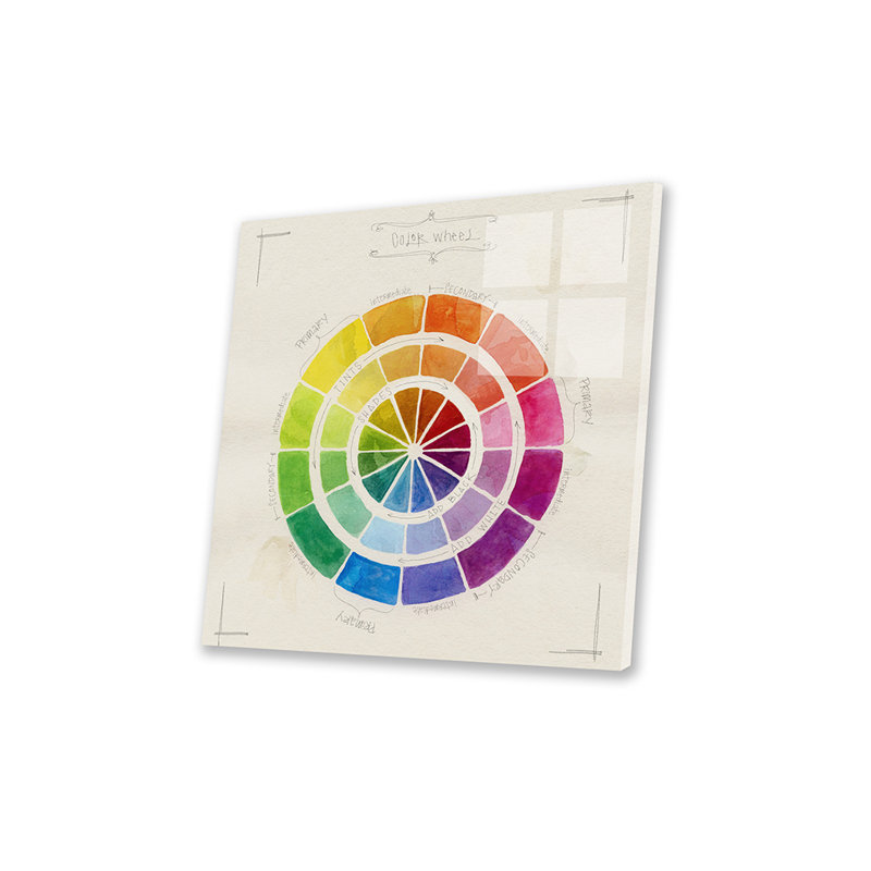 Red Barrel Studio® Color Wheel Sketch by Stephanie Corfee - Unframed ...