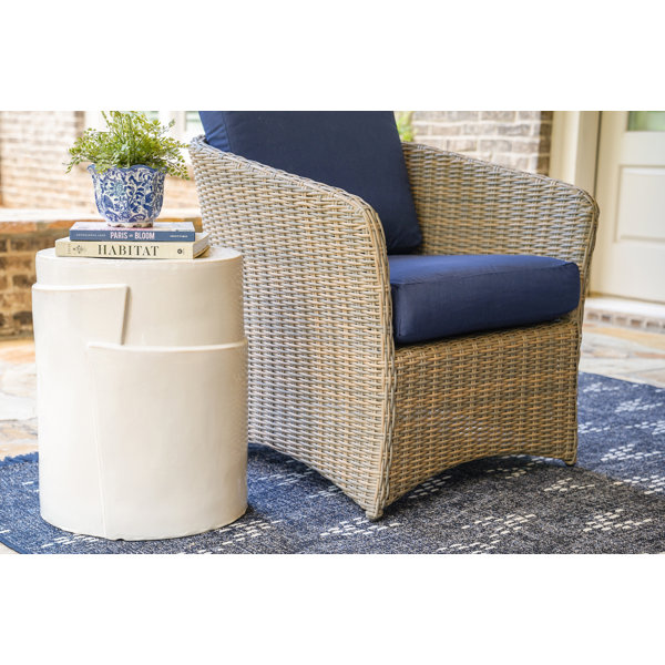 Rosdorf Park Tenny Concrete Side Table & Reviews | Wayfair