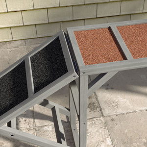 Pawhut Dog Agility Equipment, Dog Playground Ramp with Safety Bar, Non ...