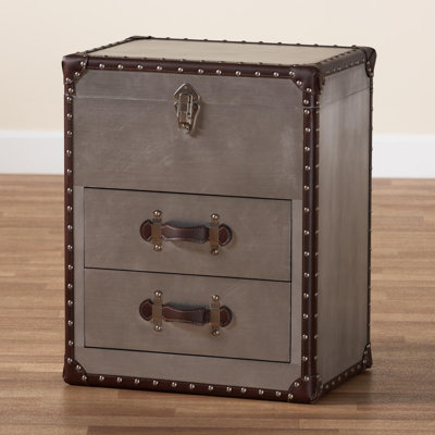 suitcase nightstand