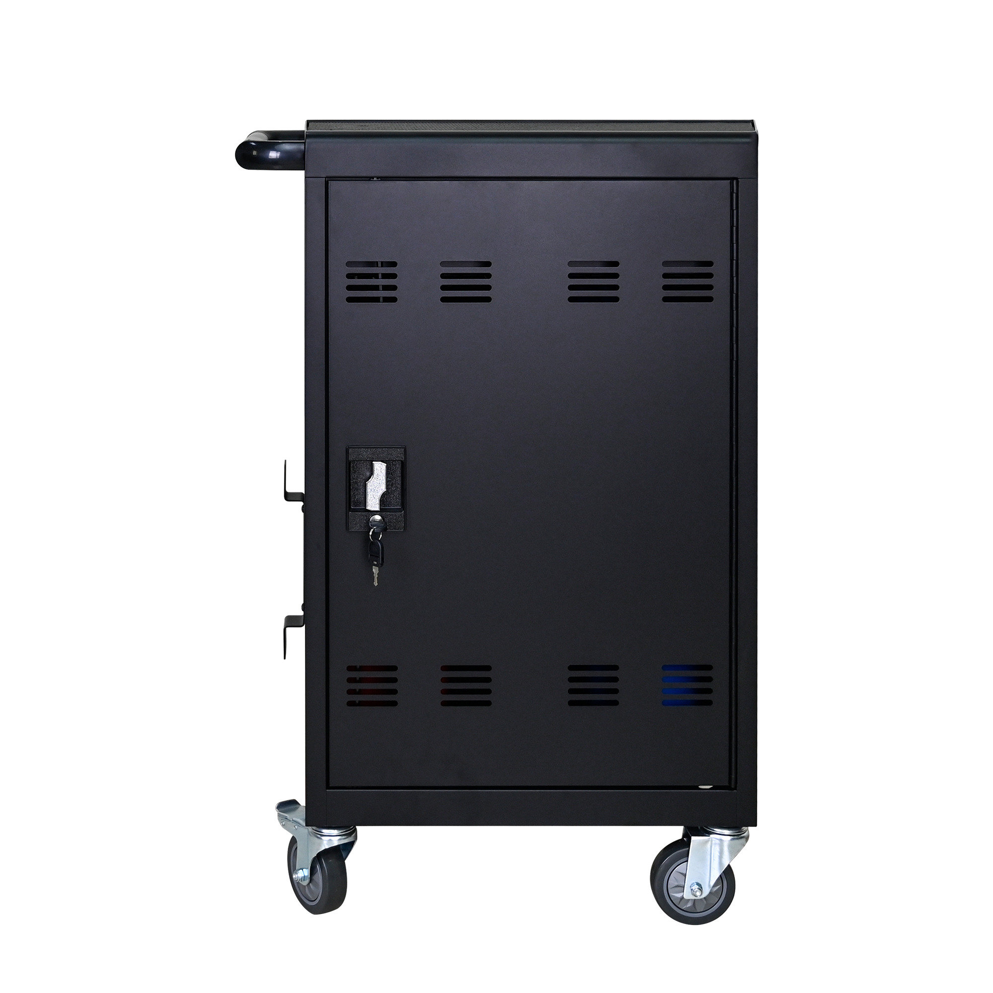 Latitude Run® Charging Cart For 30 Electronics, With Lock And Cord ...