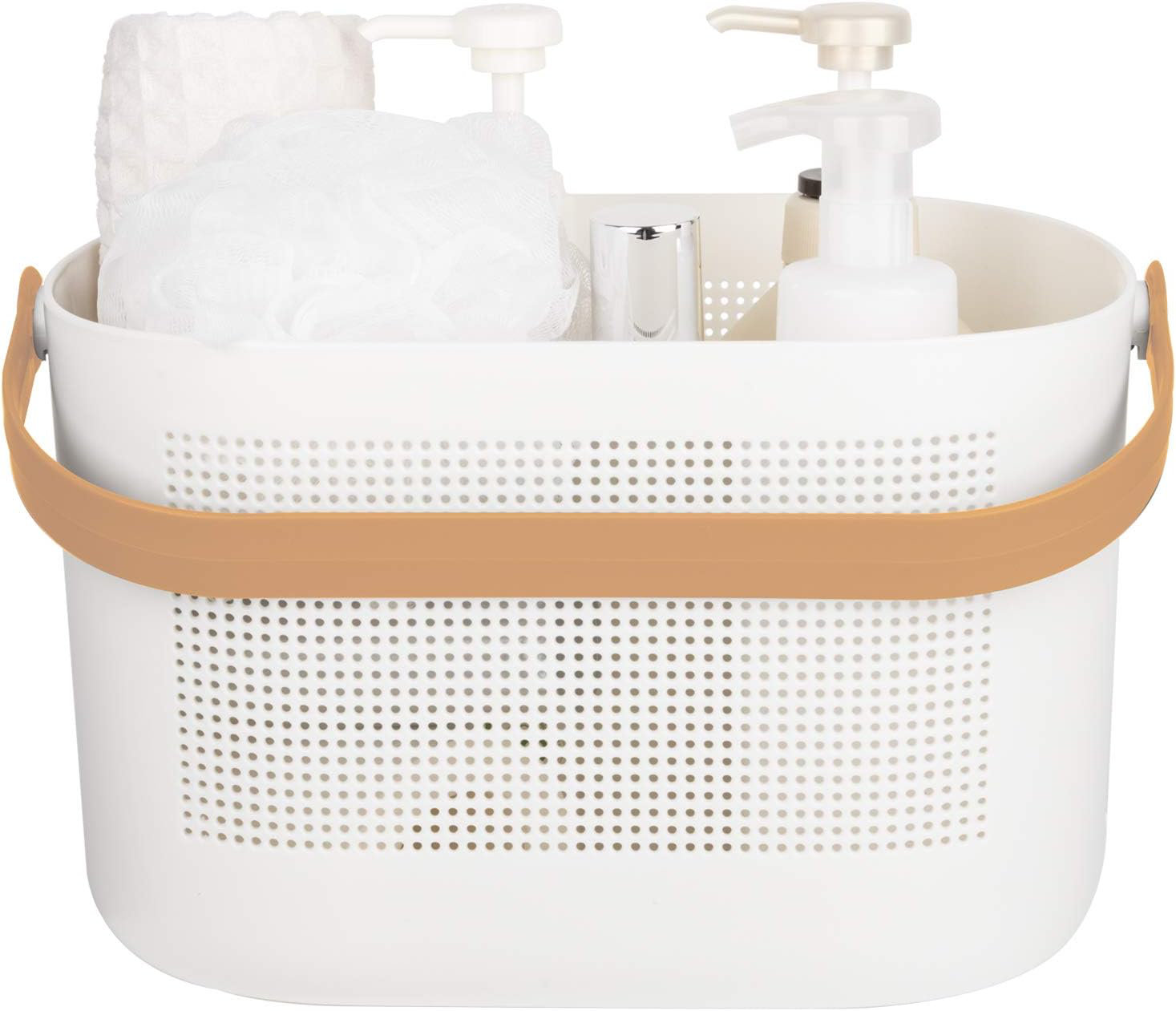 Rebrilliant Plastic Storage Baskets With Handles, Shower Caddy Shelf ...