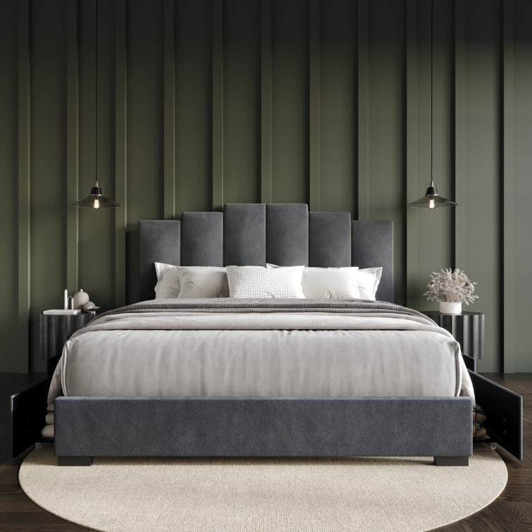 Wade Logan® Cassonia Upholstered Storage Bed & Reviews - Wayfair Canada