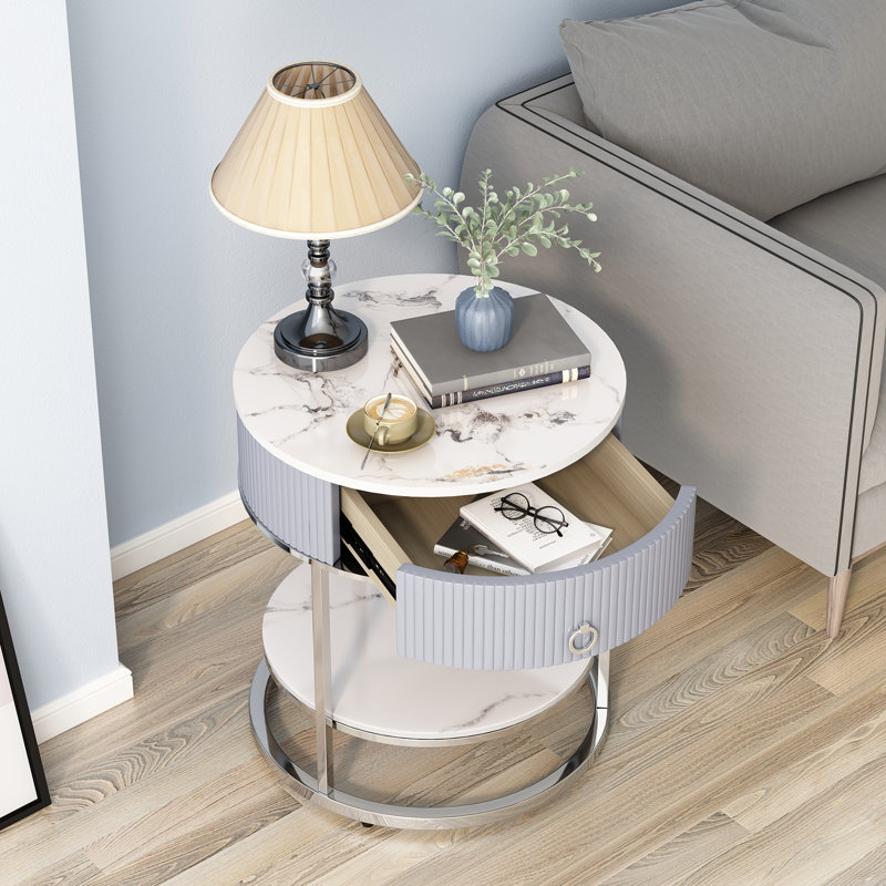 17 Stories Frame End Table with Storage & Reviews | Wayfair