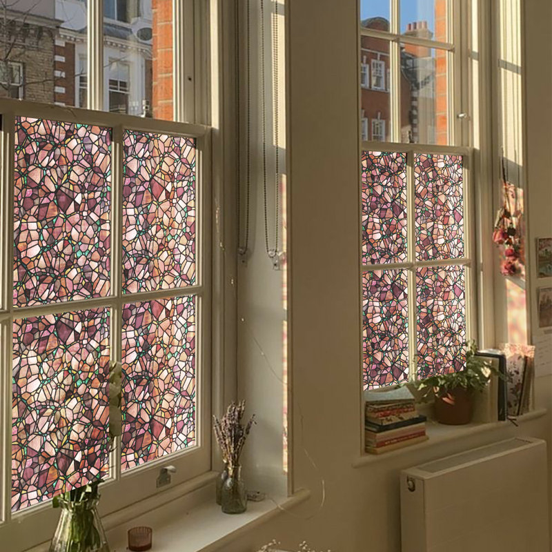 Winston Porter Abstract Non-Wall Damaging Window Decal & Reviews | Wayfair