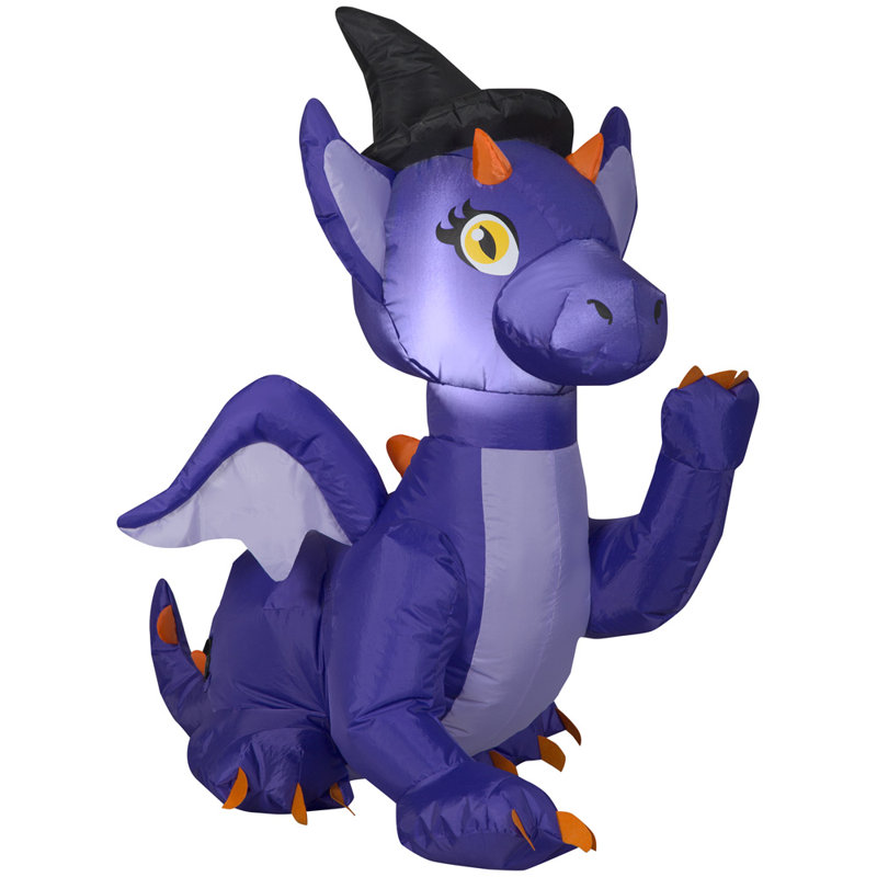 Gemmy Industries Purple Baby Dragon Inflatable | Wayfair