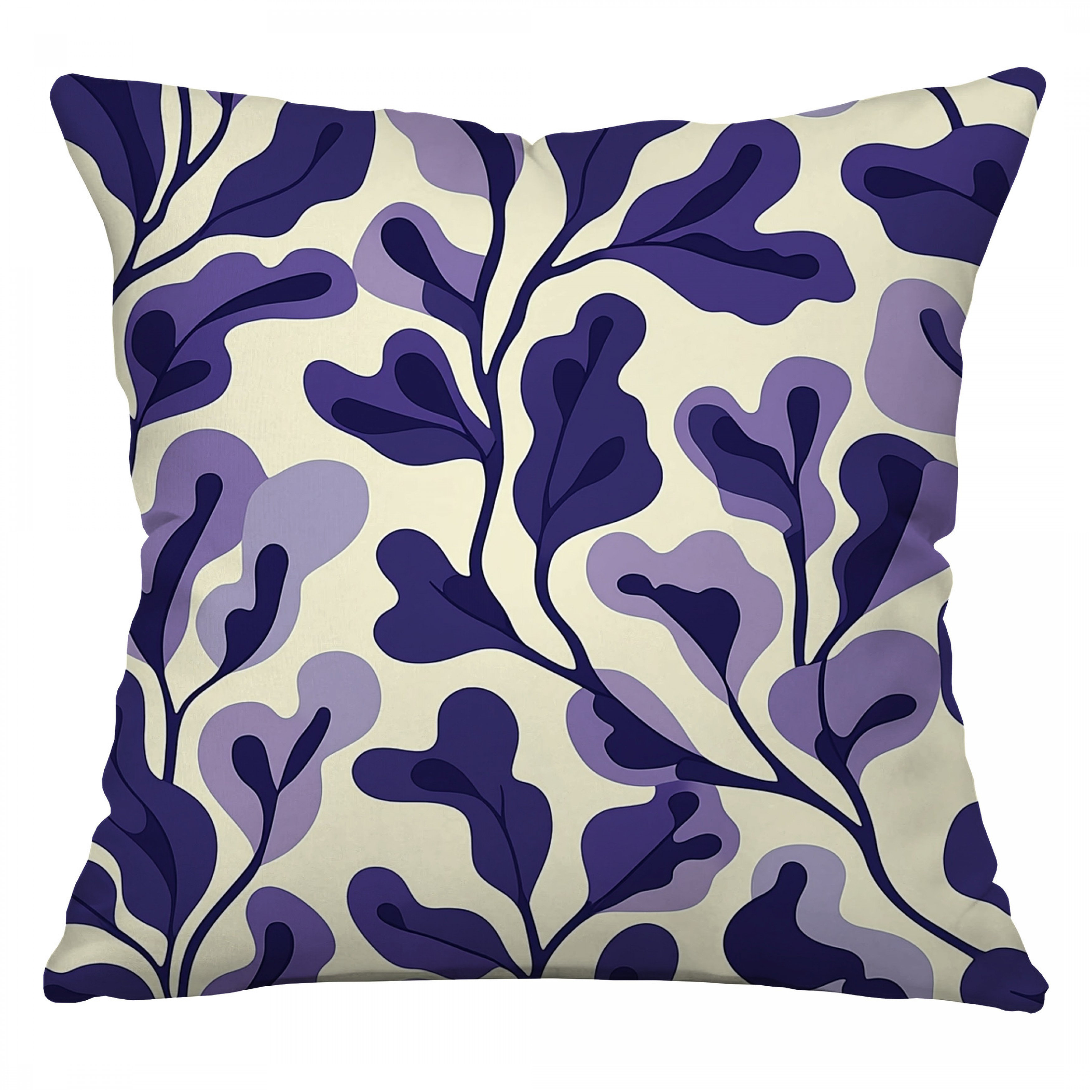 VisionDecor Vines Throw Pillow, Floral Twill Pillows | Wayfair