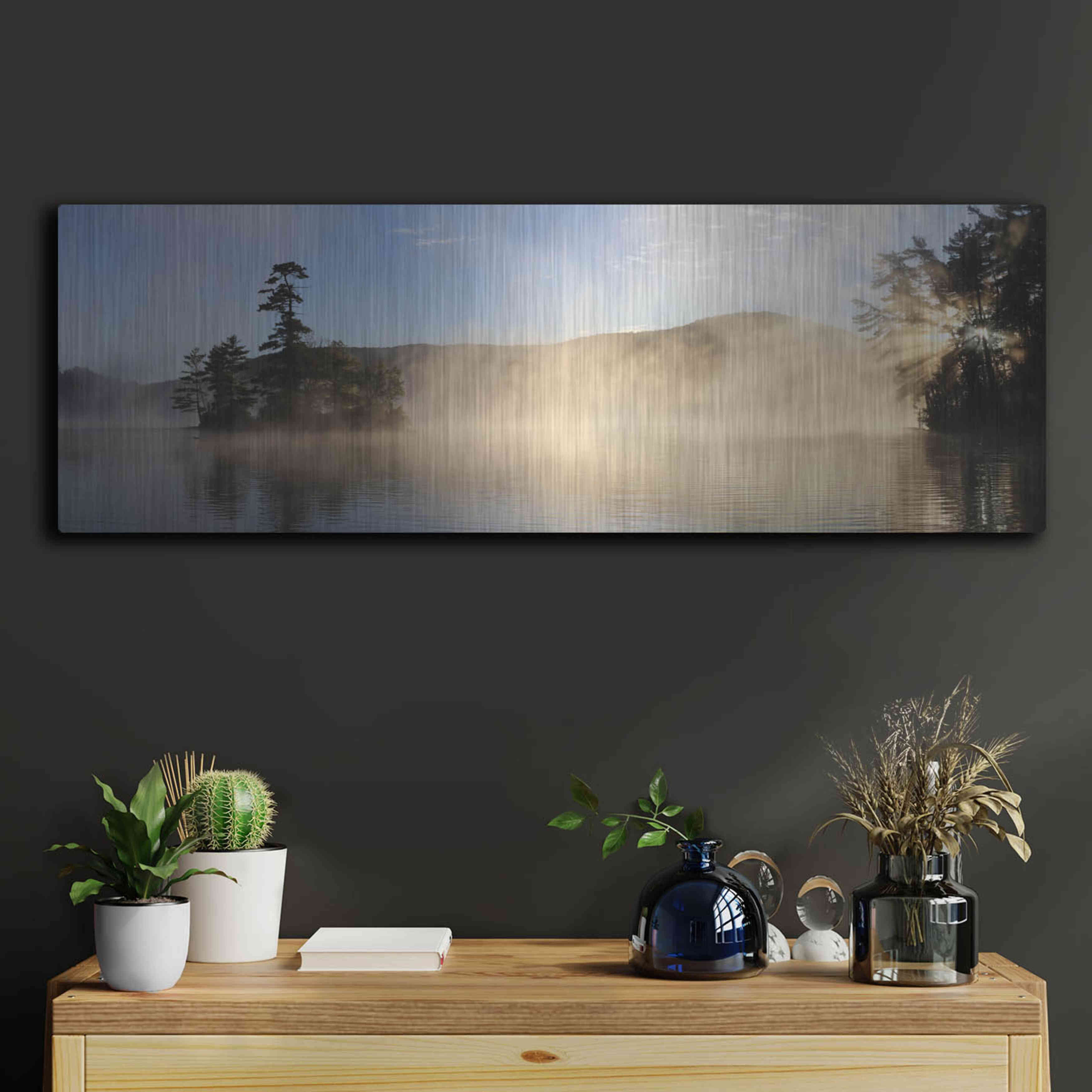 Latitude Run® 'Lake Luzerne Sunrise' by Lori Deiter, Metal Wall Art ...