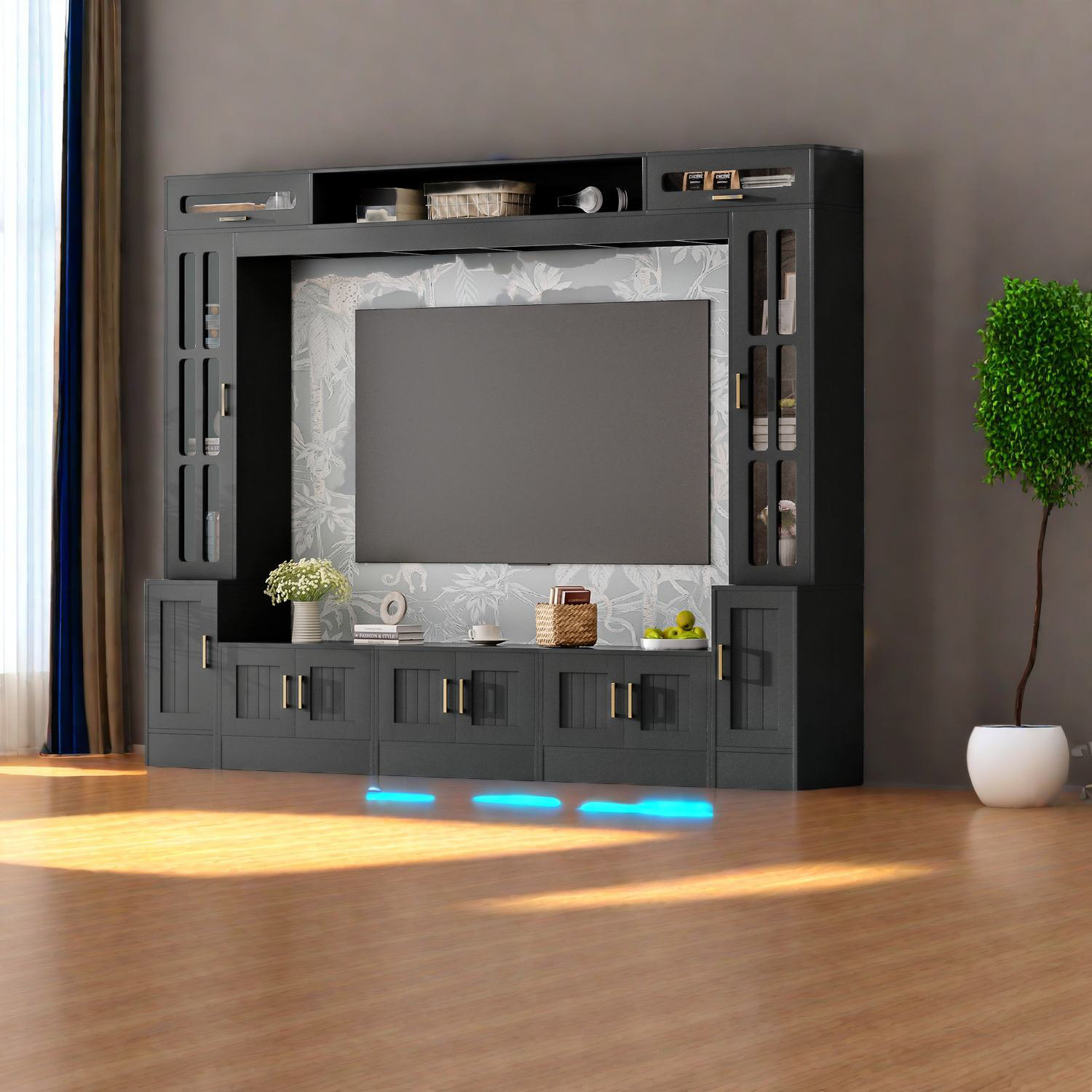 Orren Ellis Modern Mdf Tv Stands & Entertainment Centers, Large Design ...