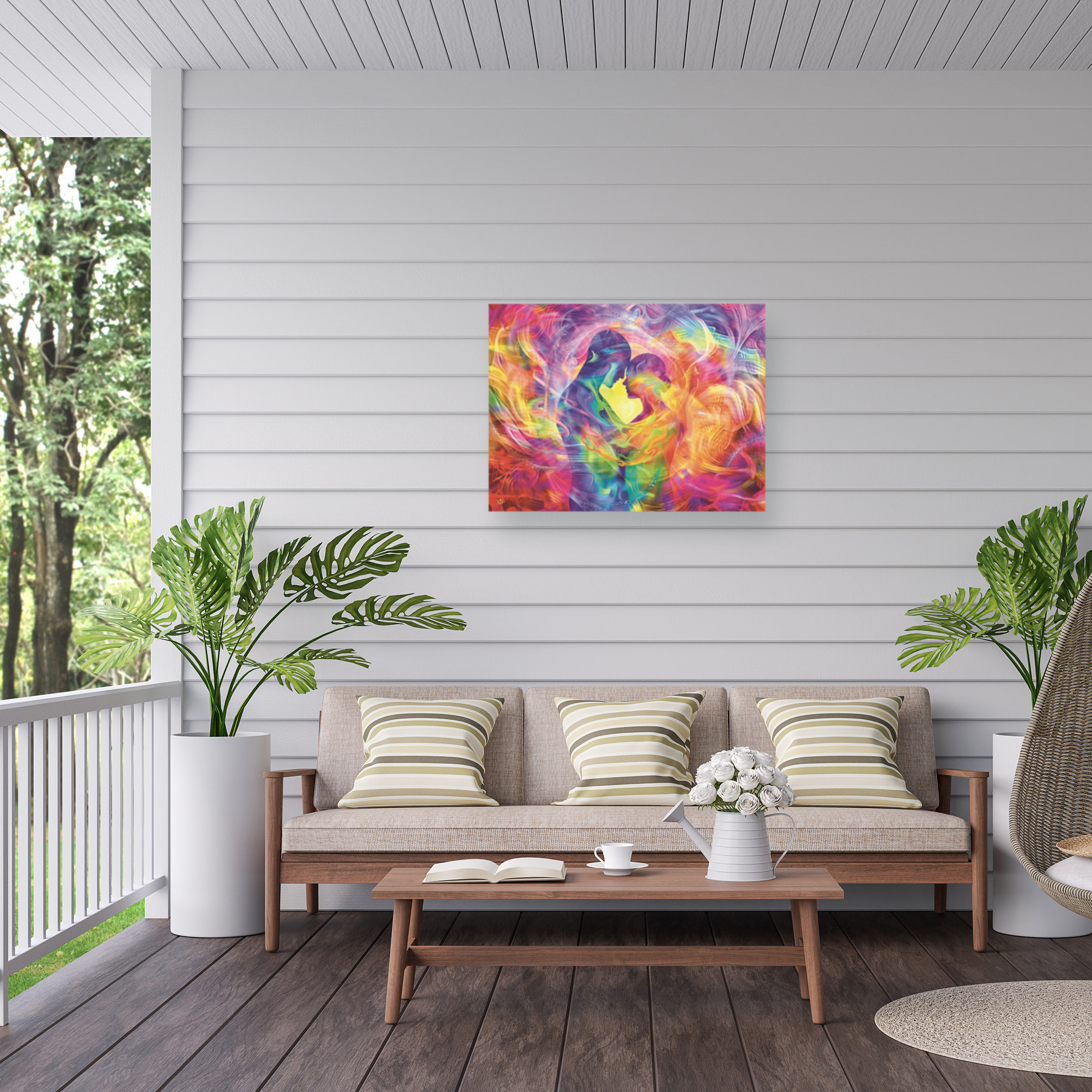 Winston Porter Michael David Ward Love Outdoor Canvas - Wayfair Canada