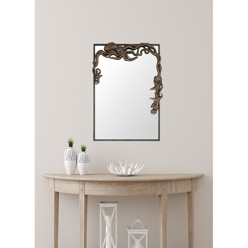 Beachcrest Home™ Octopus Rectangular Wall Mirror | Wayfair