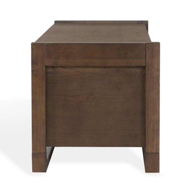 Joss & Main Tyrell Wood Storage Bench | Joss & Main