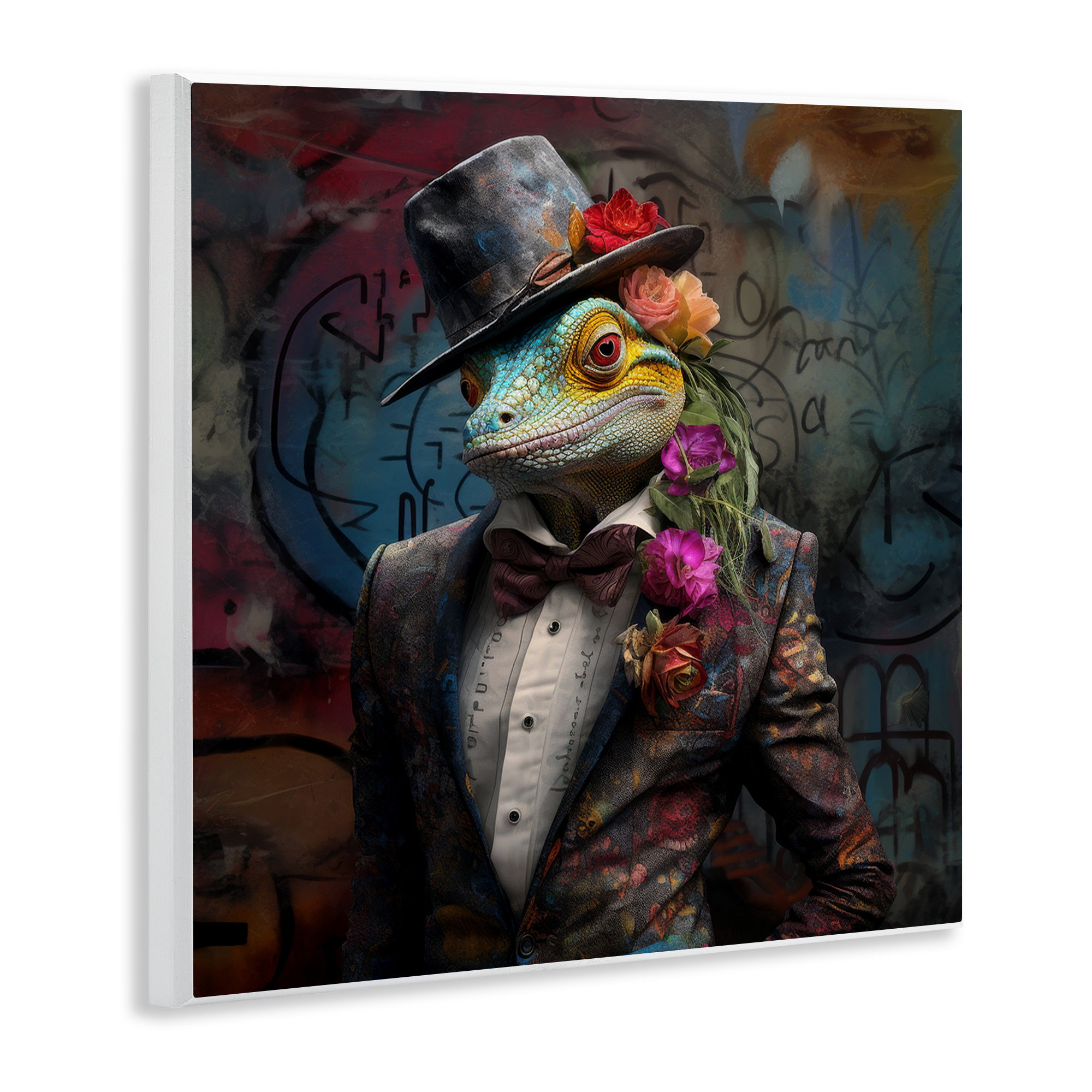 Mercer41 Urban Graffiti Lizard Wall Plaque Art by Lazar Studio | Wayfair