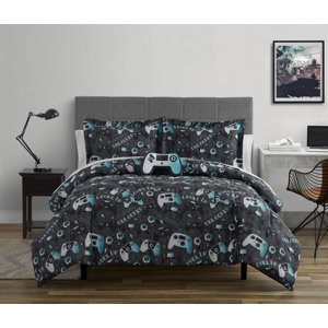 Alex + Bella ALEX + BELLA Next Level Dark Gray/Blue Microfiber ...