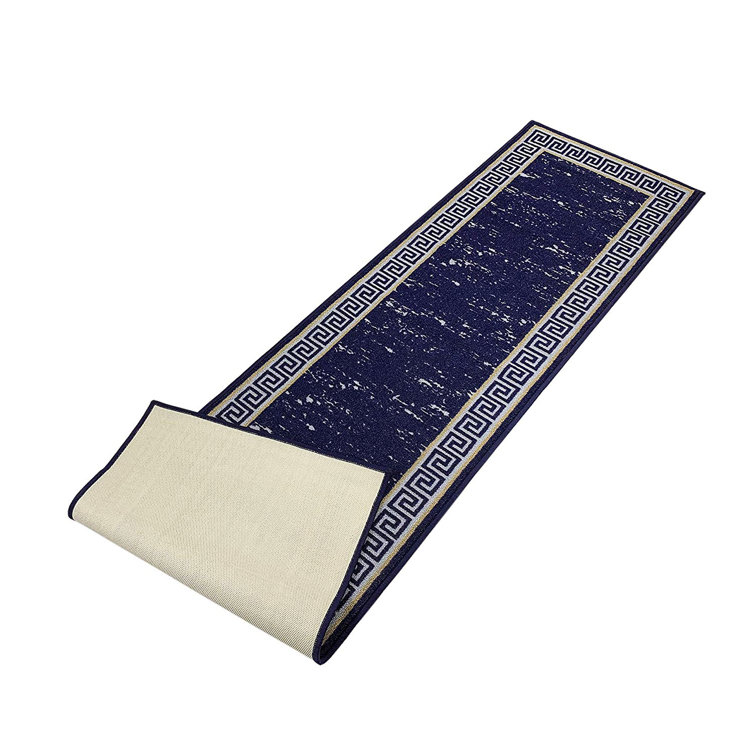 World Menagerie Meander Design Printed Slip Resistant Rubber Back Latex ...