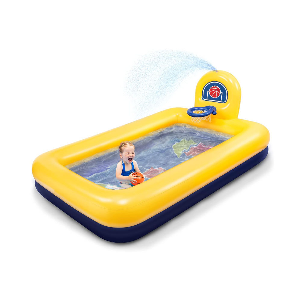 GEMBIK Kiddie Pool, Inflatable Kids Pool, Summer Water Party Inflatable ...