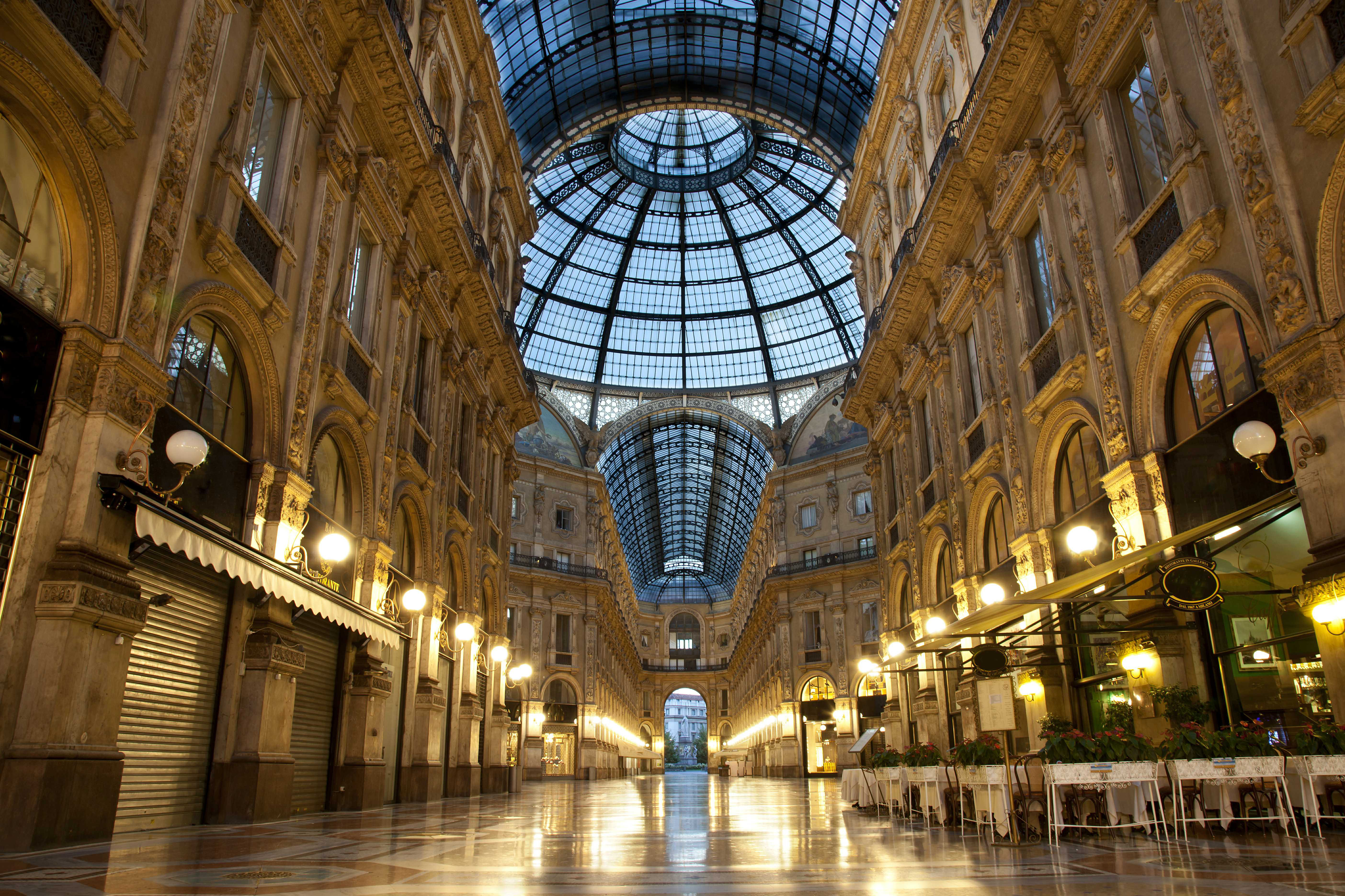Ebern Designs Milan Luxuous Shopping Mall by Robvs - Wrapped Canvas ...