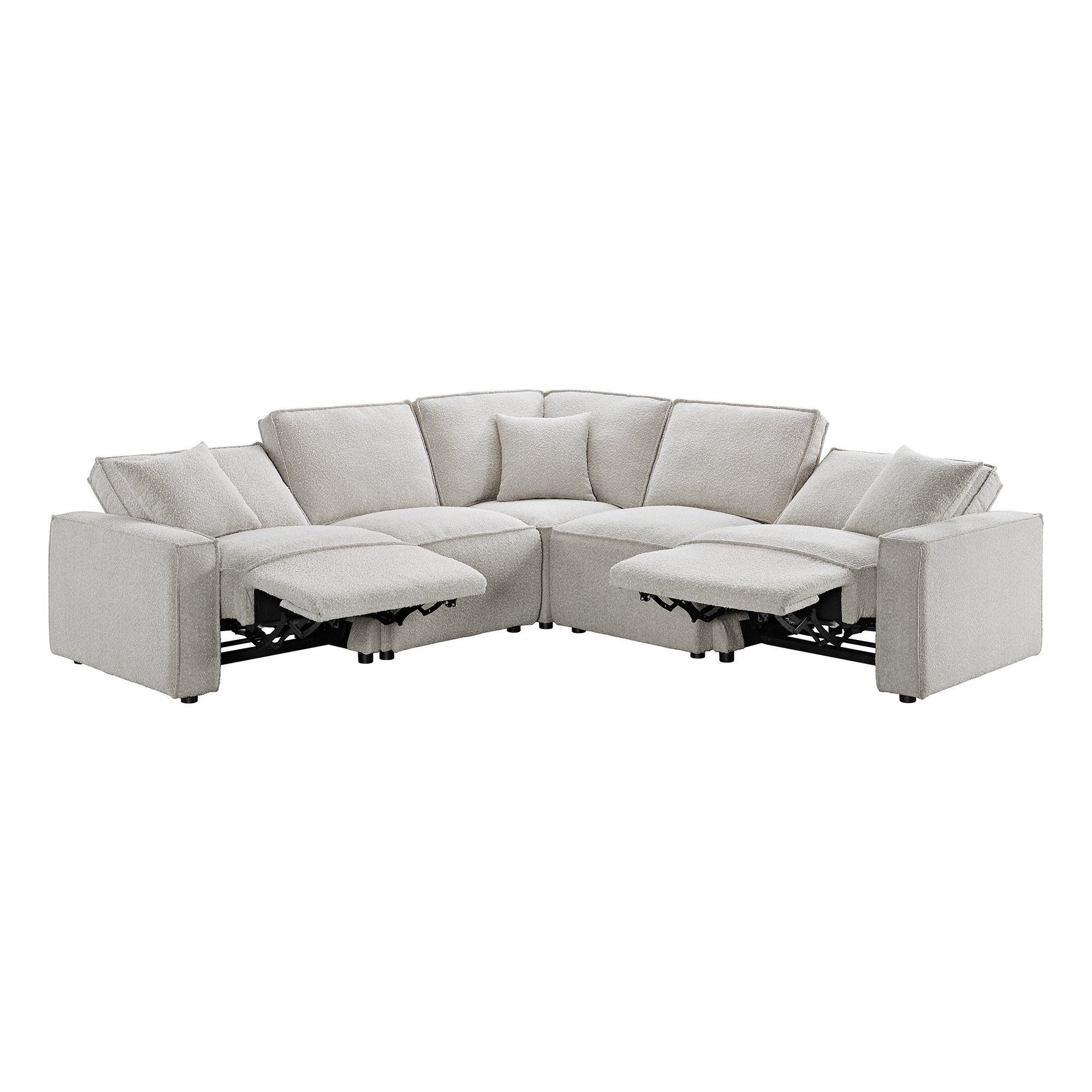 Latitude Run® Cowger 5PC Motion Sectional Set In Culp Bloke | Wayfair